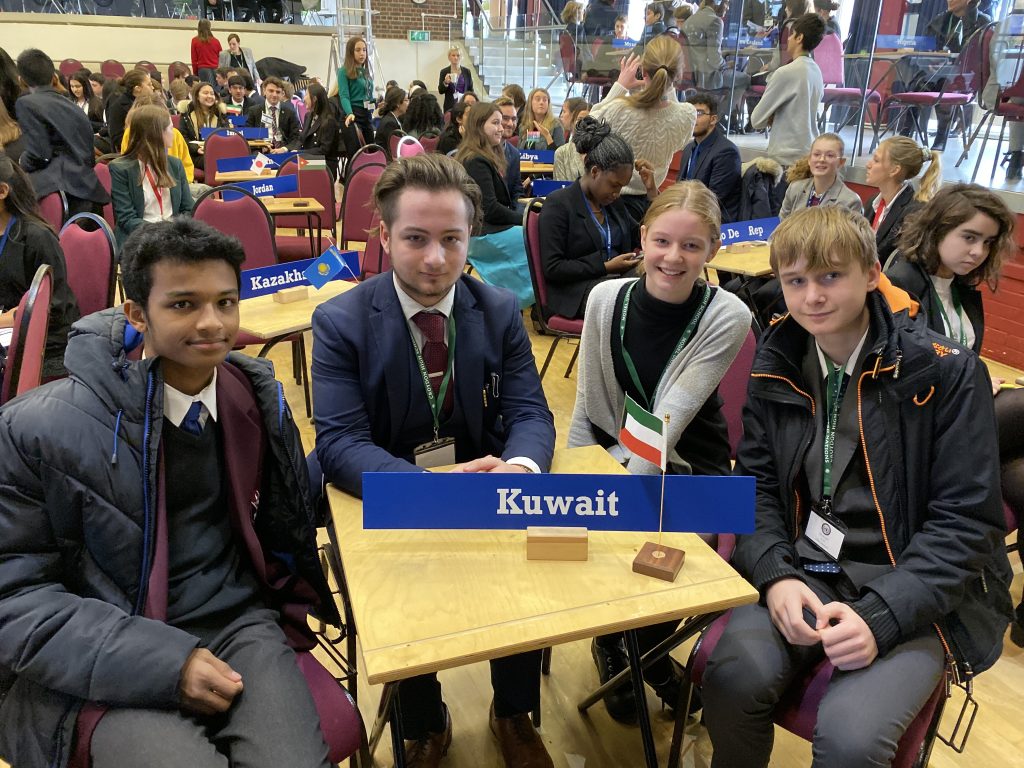 Royal Russell Delegates at CHS MUN Conference - Royal Russell MUN