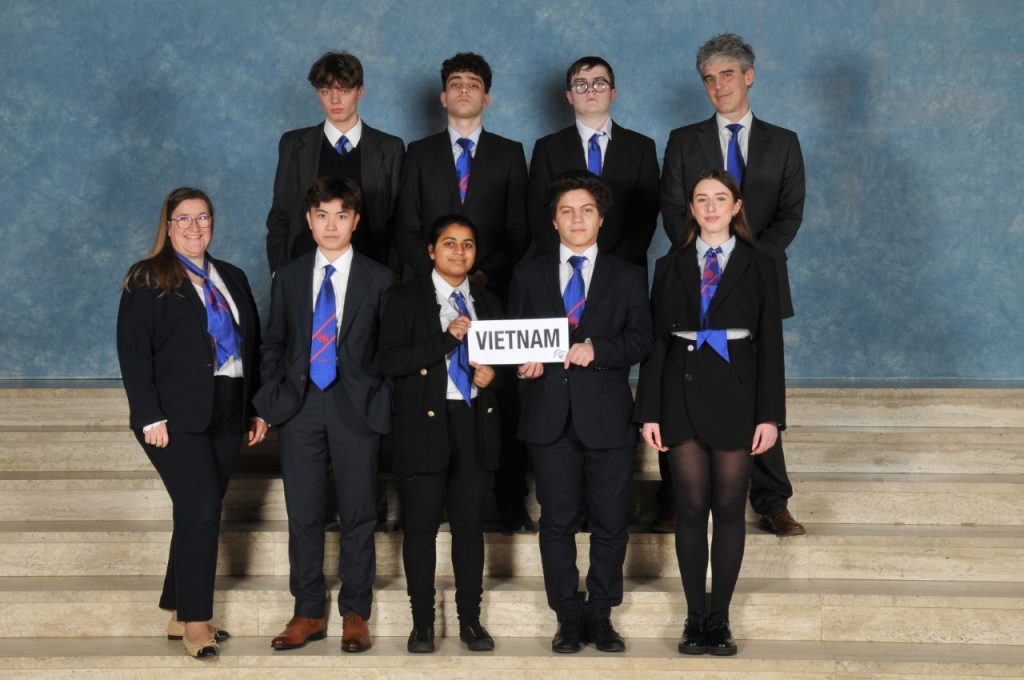 RRS Students at THIMUN 2023 - Royal Russell MUN